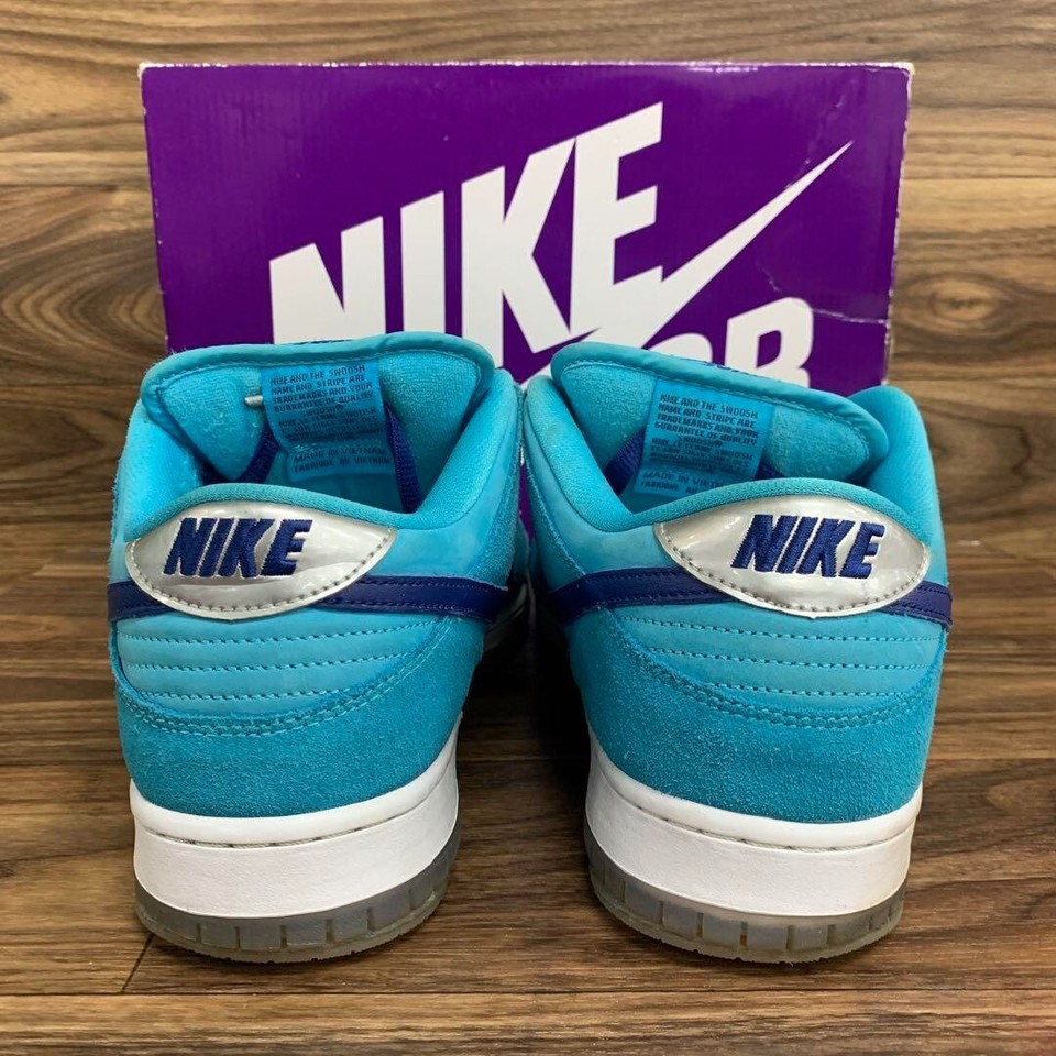 Nike Dunk SB Low Pro Blue Fury/Deep Royal Blue Fury BQ6817-400 US11 w ...