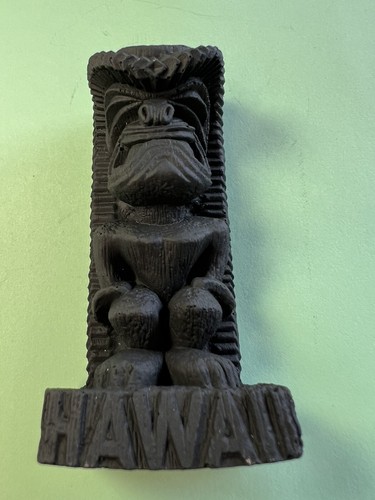 Vintage Tiki God Figure A HIP Resin Lava Original 4" | eBay