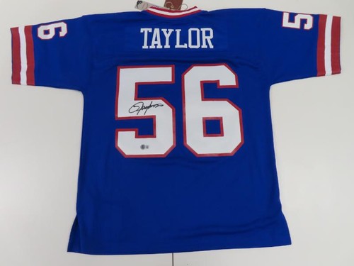 Lawrence Taylor Signed Auto Autograph Authentic Giants Jersey Beckett ...