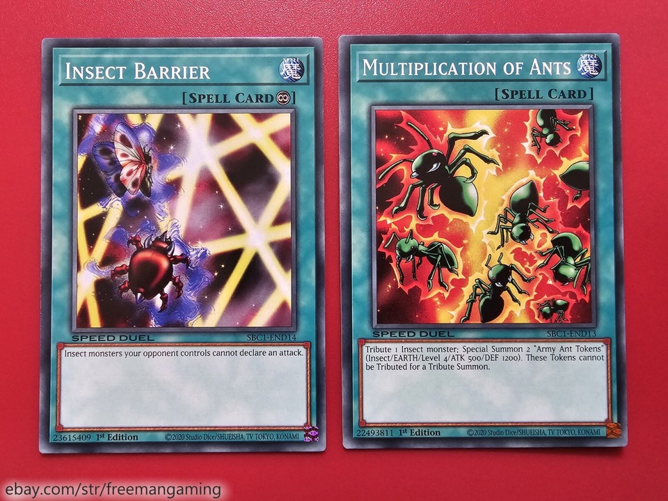 Yugioh Weevil Underwood Deck 41 Cards Ultimate Great Moth Insect Queen ...