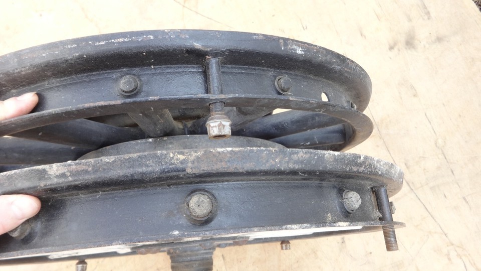1926-1927 Ford Model T 21" Rear Wood Spoke Wheels Hubs Drums Original ...