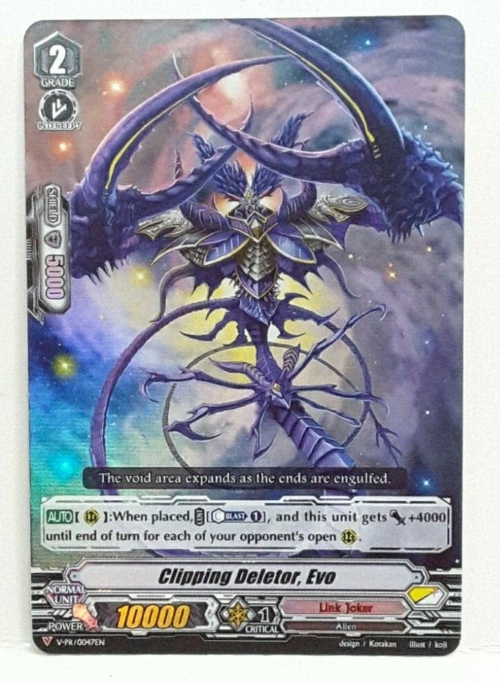 Bushiroad Cardfight Vanguard Clipping Deletor, Evo V-PR/0047EN PROMO N ...