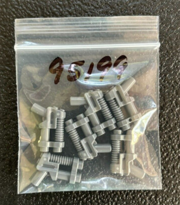 LEGO PN 95199 Minifigure Double Barrel Pistol - Dark Bluish Gray- 6 ...