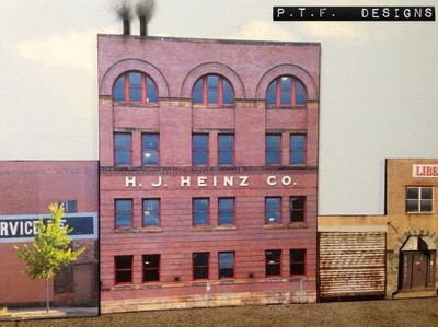 HO Scale Scratch Built SMALL "The Heinz Factory" Pittsburgh Building ...