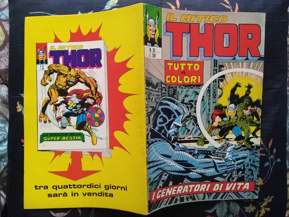 THOR 134 ITALIAN EDITION FIRST APPEARANCE HIGH EVOLUTIONARY MAN BEAST ...