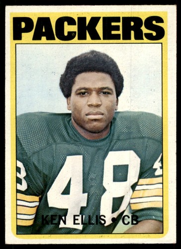 1972 TOPPS KEN ELLIS GREEN BAY PACKERS #12 | eBay