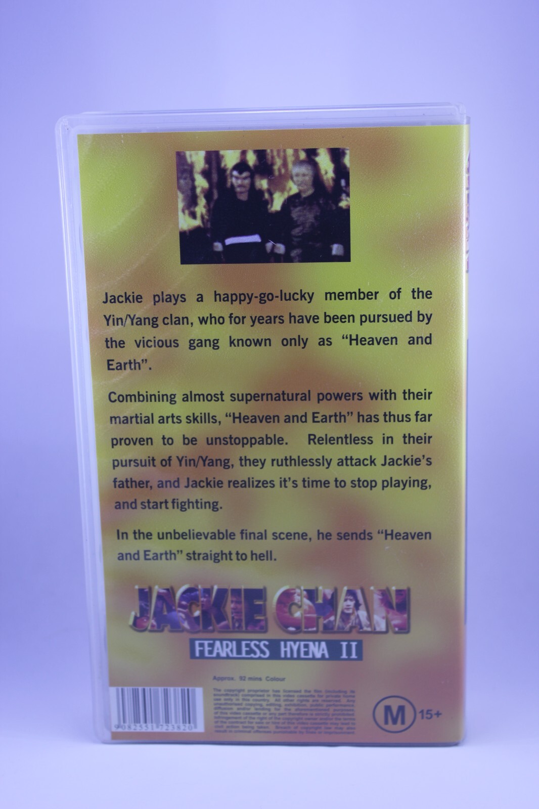 Fearless Hyena II Jackie Chan VHS Videos TVG Martial Arts Movies M15 ...