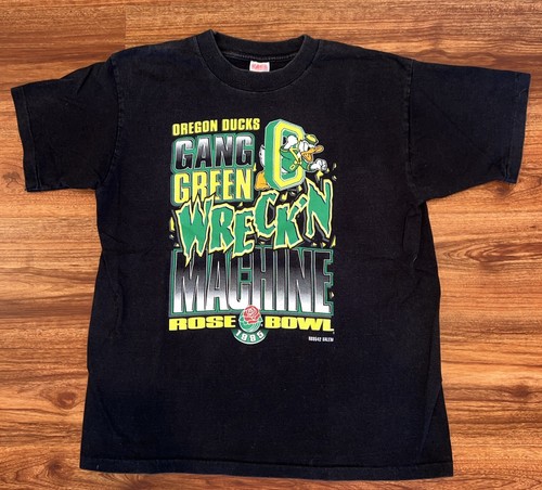 Vtg Salem Oregon Ducks Gang Green Wreck’N Machine Rose Bowl 1995 T ...