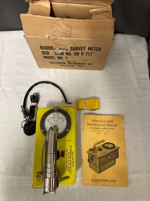 Victoreen CDV-700 Model 6A Radiological Survey Meter (Geiger Counter ...