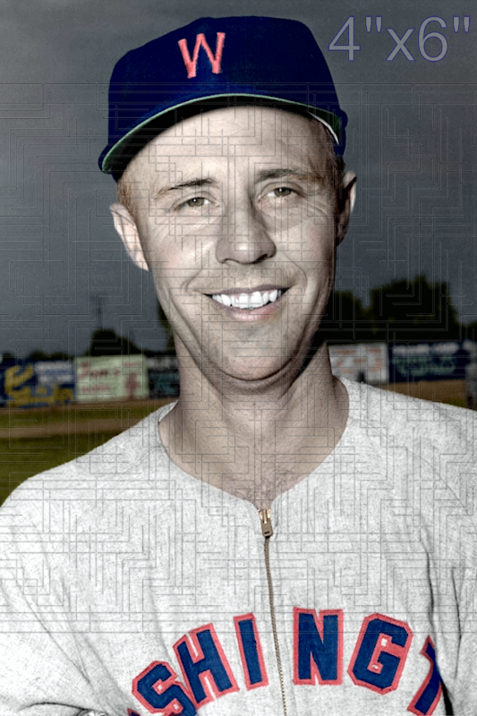 Ed Fitz Gerald - 1956 Washington Senators - choose a style - colorized ...