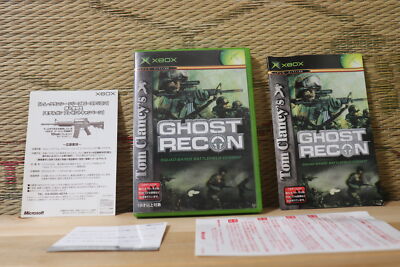 Tom Clancys Ghost Recon Complete Set! Japan Xbox XB Very Good Condition ...