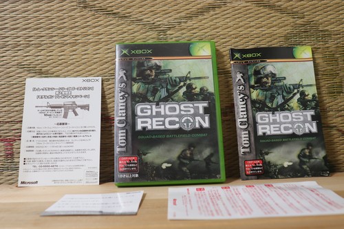 Tom Clancys Ghost Recon Complete Set! Japan Xbox XB Very Good Condition ...