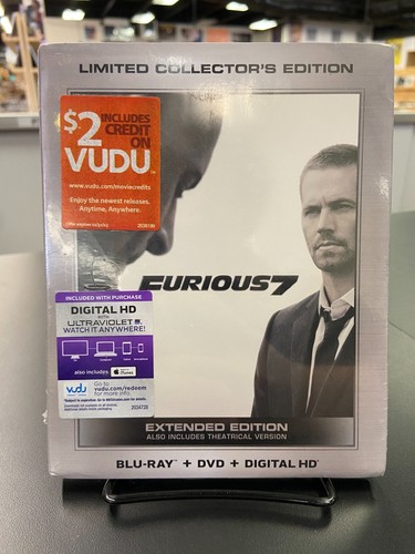 Furious 7 (Blu-ray, Extended Edition) 25192211690| eBay