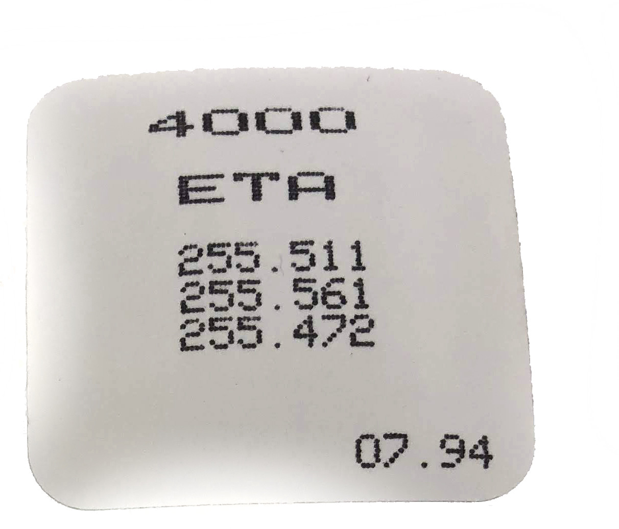 Circuit board ETA 255.241 255.472 255.441 255.481 255.483 255.511 255. ...
