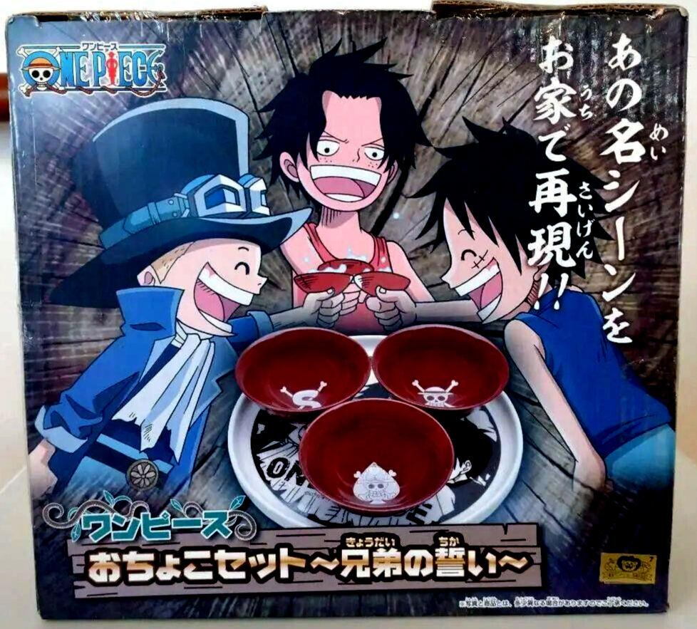 BANPRESTO One piece Ochoko Set Brothers Oath Luffy Ace Sabo Prize Manga ...