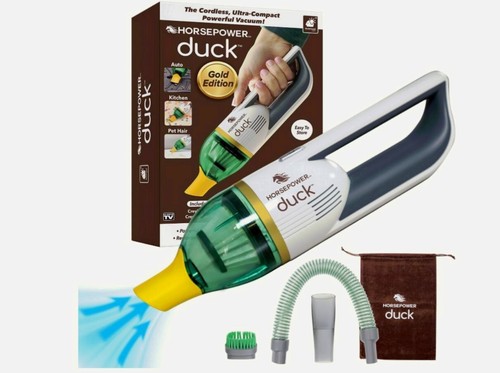 Horsepower Duck Vacuum Rechargeable Handheld Vacuum with Accessories ...