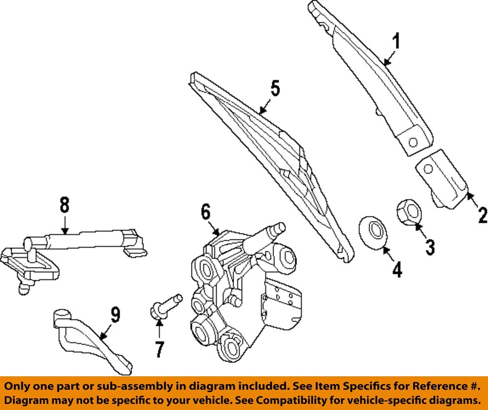 Mercedes MERCEDES-BENZ OEM 2015 GLA250 Wiper-Rear Window Blade ...