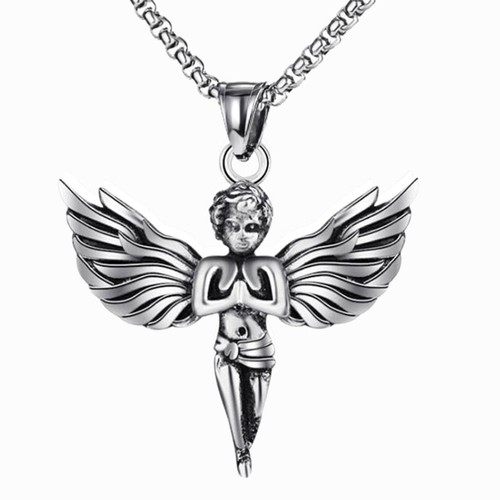 Collier Pendentif Ange Hip Hop, Collier Ange, Chaîne, Bijoux à | eBay