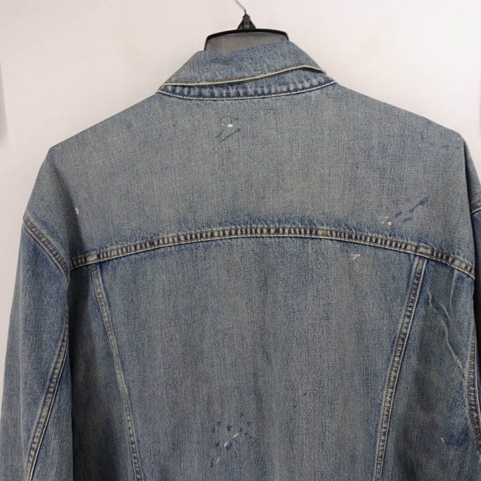 NWT Mens Polo Ralph Lauren Blue Jean Denim Trucker Jacket Size 3XB 3XL ...