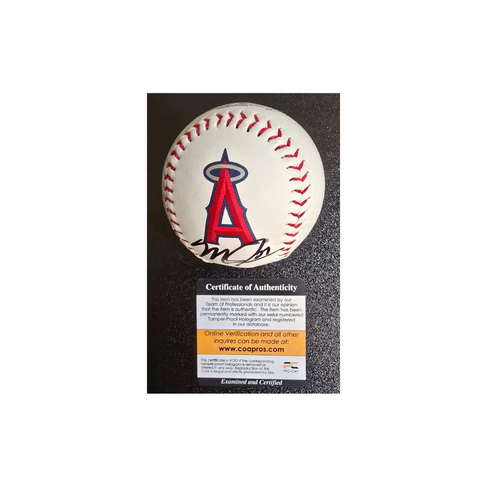 Mike Trout Signed Angels Rawlings Logo Baseball With COA | eBay