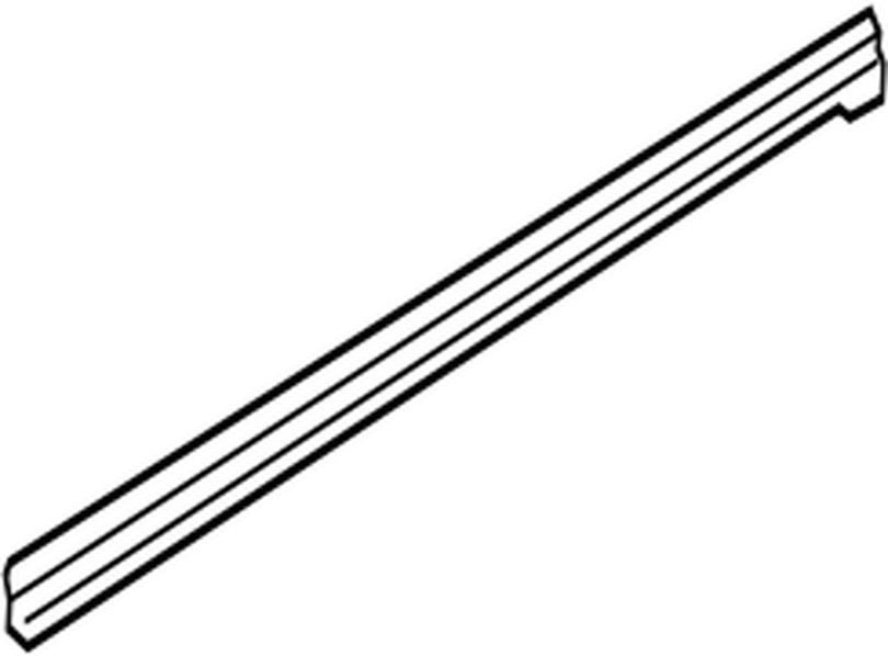 68172-60080 Toyota Weatherstrip, front door glass, inner lh 6817260080 ...