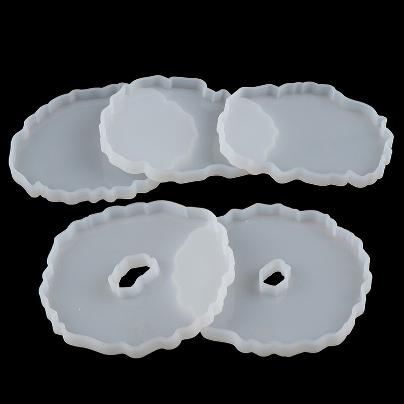 Silicone Geode Coaster Mold Resin Epoxy Casting Mould DIY Art Craft ...