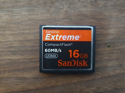 SanDisk Extreme Compact Flash Camera Memory Card 16GB 30MB/s | eBay UK