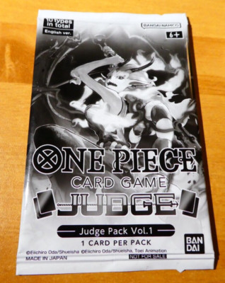 ONE PIECE CARD ENGLISH RARE JUDGE PACK VOL.1 X1 BOOSTER SEALED NEUF ...