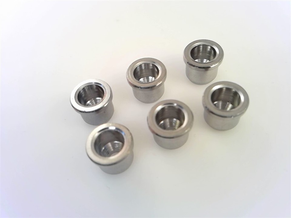 True Custom Shop® Chrome String Ferrules for AM Standard Series Fender ...