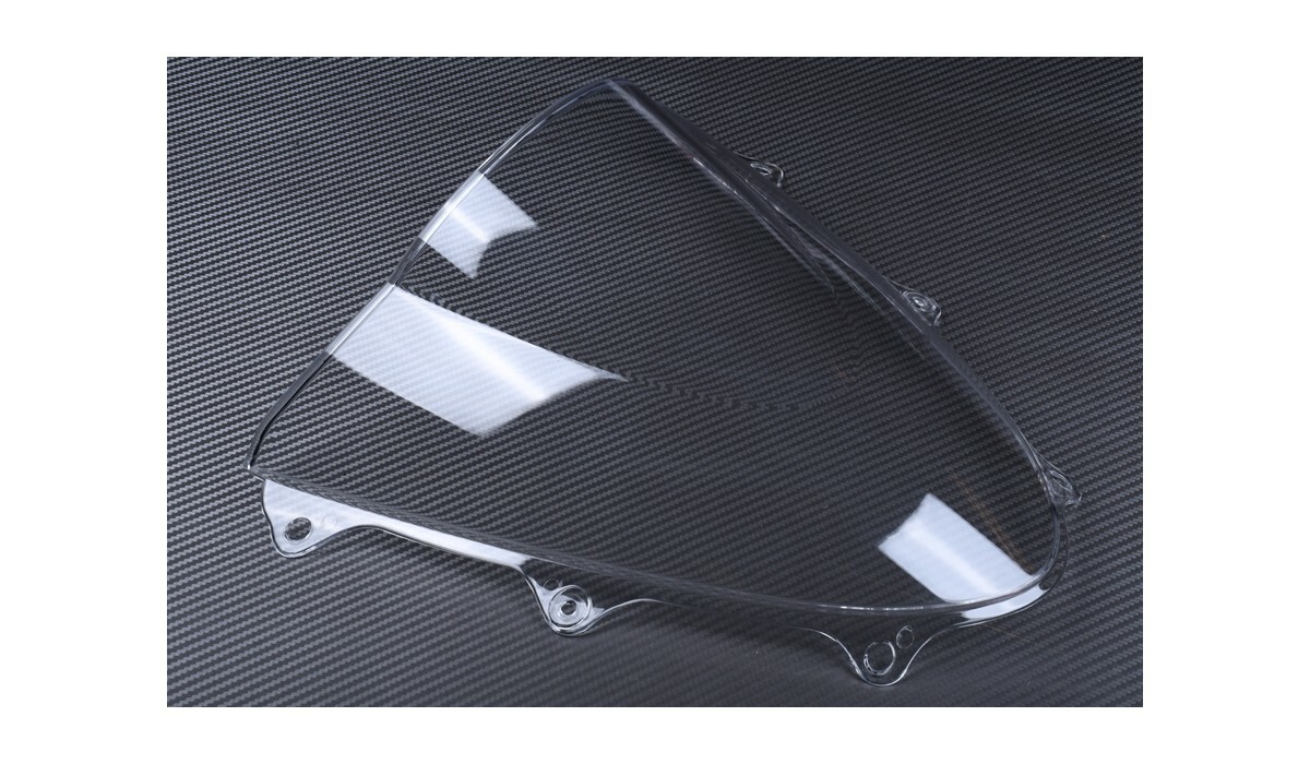 Bulle transparente et vitre carbone orange pour SUZUKI GSXR 600 WVC3 ...