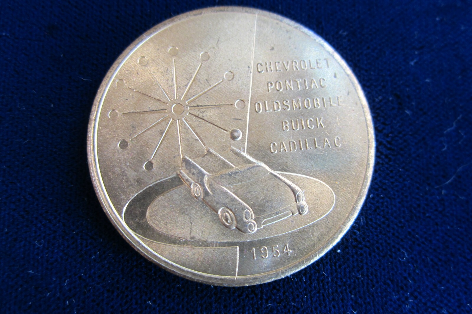 GM Motorama Brass Token General Motors Brass Medal General Motors Brass ...