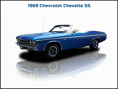 1969 Chevrolet Chevelle SS NEW Metal Sign: LARGE SIZE - Great ...