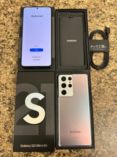 Samsung Galaxy S21 Ultra 5G SM-G998U 128GB Unlocked In-Box Excellent ...