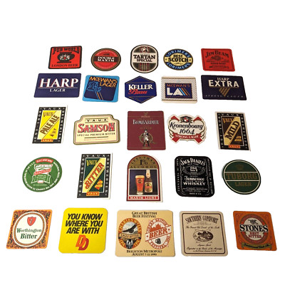 Lot of 25 Beer Coasters Vintage Pubs of Britain Wales Ireland Europe ...
