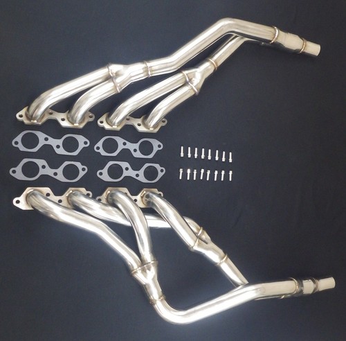 HOLDEN HQ HJ HX HZ WB BIG BLOCK CHEV POLISHED STAINLESS TRY Y HEADERS ...