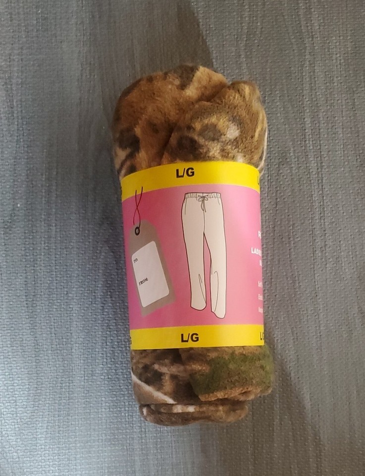 Realtree Ladies Micro Fleece Sleep Pajama Pant Camo Christmas Stocking ...