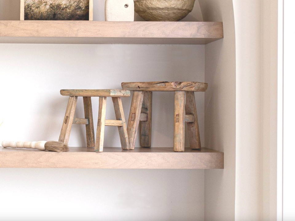 Small Vintage Rustic Decorative Bench Furniture | eBay