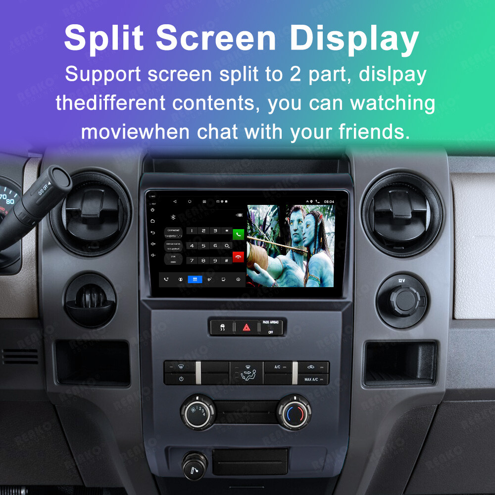 For 2009-2014 Ford F150 Apple Carplay Car Radio Android 12 WIFI Navi ...