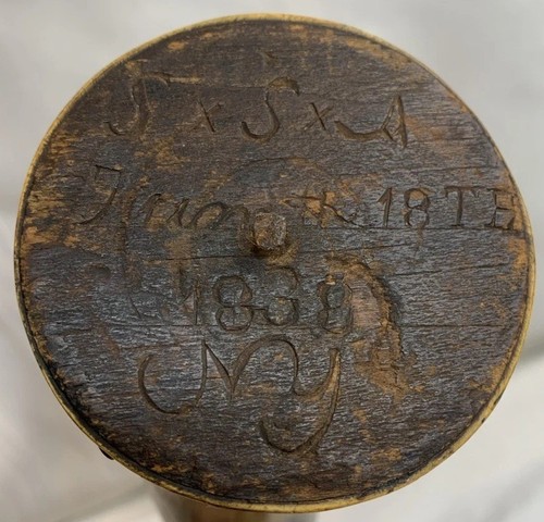 Antique Powder Horn Dated June 18th 1838 S X S X A NY | eBay