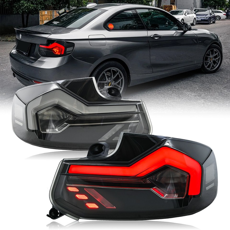 Full LED Tail Lights for 2014-2021 BMW 2-Series F22 230i/M235i/M240i/M2 ...
