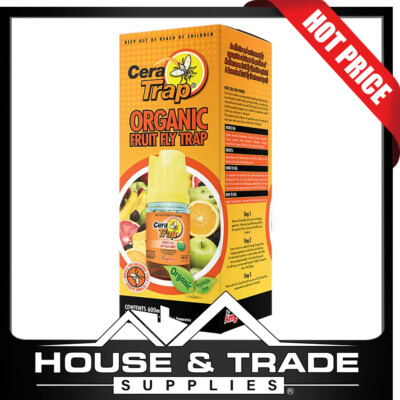 Cera Trap Organic Fruit Fly Trap 600ml Pesticide Free AMGROW OFFT ...