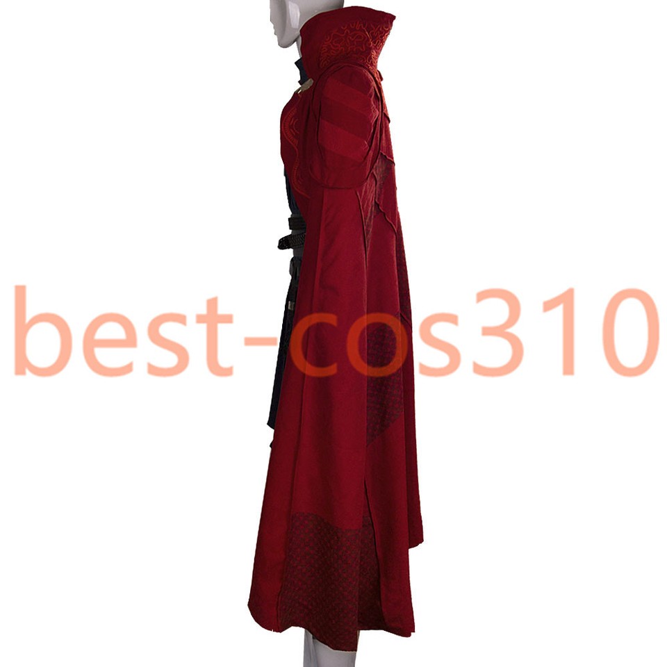 Revengers 4 Endgame Cosplay Doctor Strange Cloak Dr Steve Red Robe ...