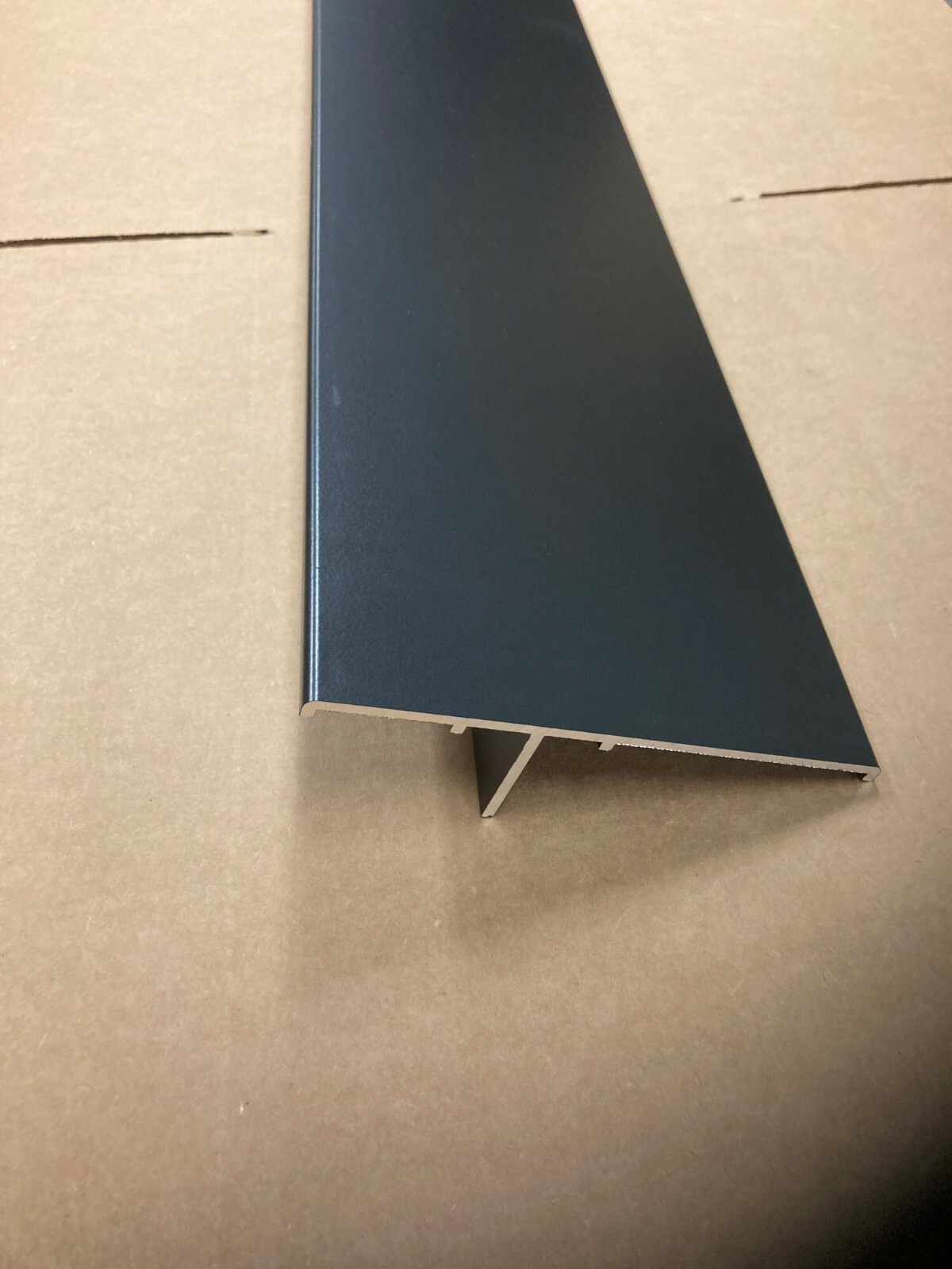 92" Black RV-163 Aluminum Off Set T Molding Slide Out Box Trim 6" x 1 5 ...