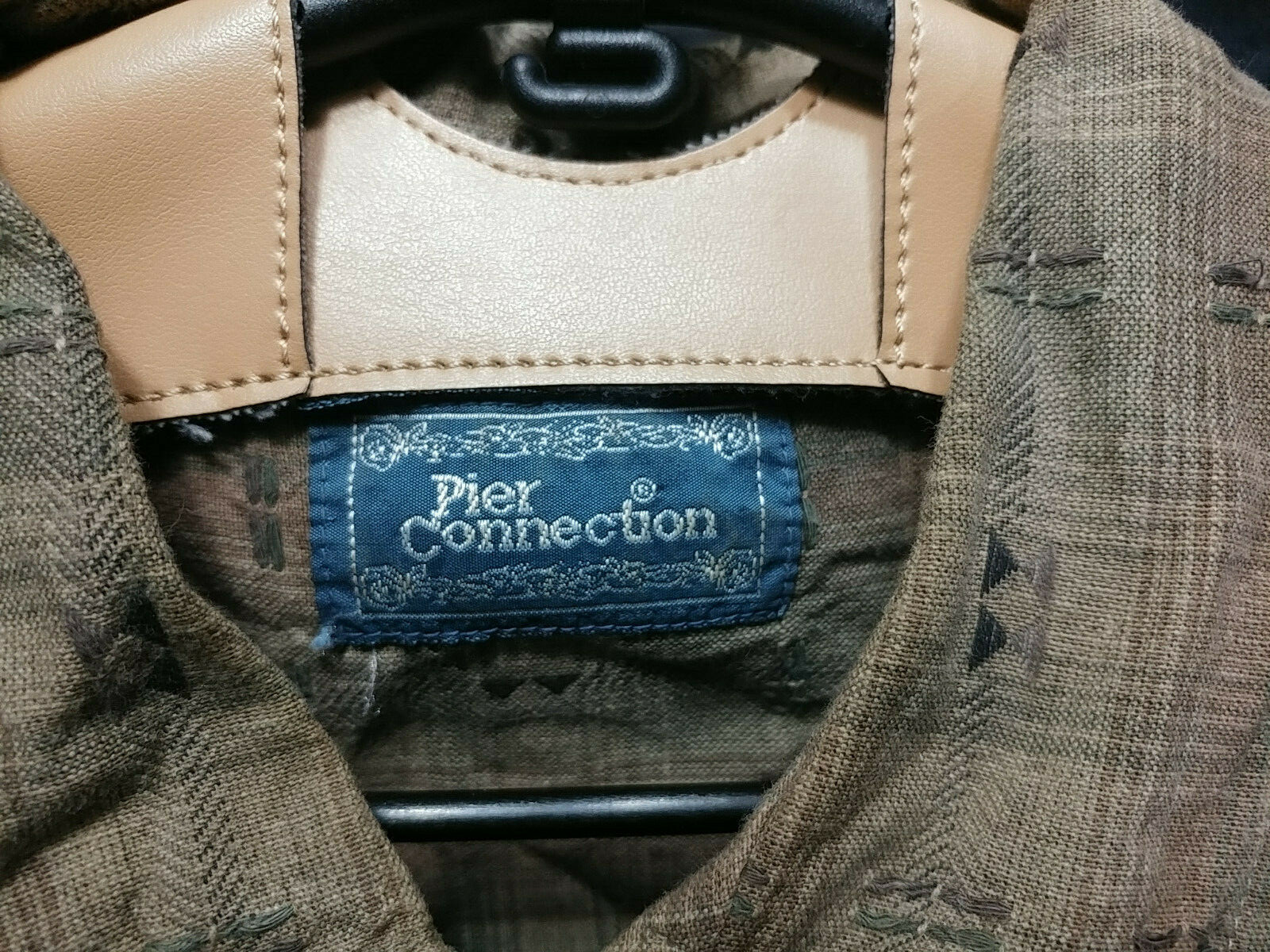 Vintage 90's Pier Connection Large Button Down 100% C… - Gem