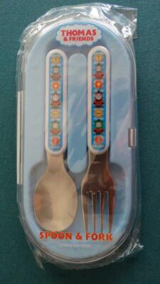 Thomas & Friends Spoon and Fork Utensil Set Stainless Steel by Pecoware ...