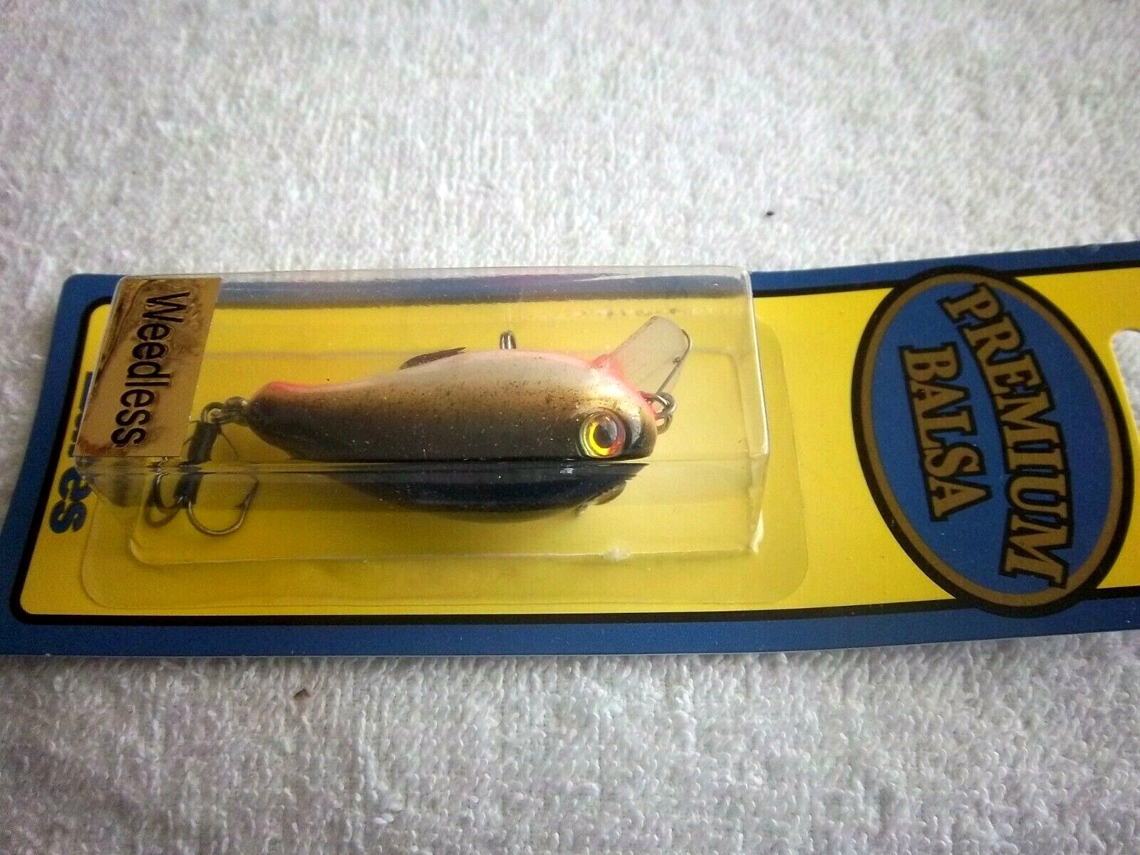 LEE SISSON LURES WEEDLESS CRANKBAIT LS.WST.34 ROOTBEER GREEN 343158 | eBay