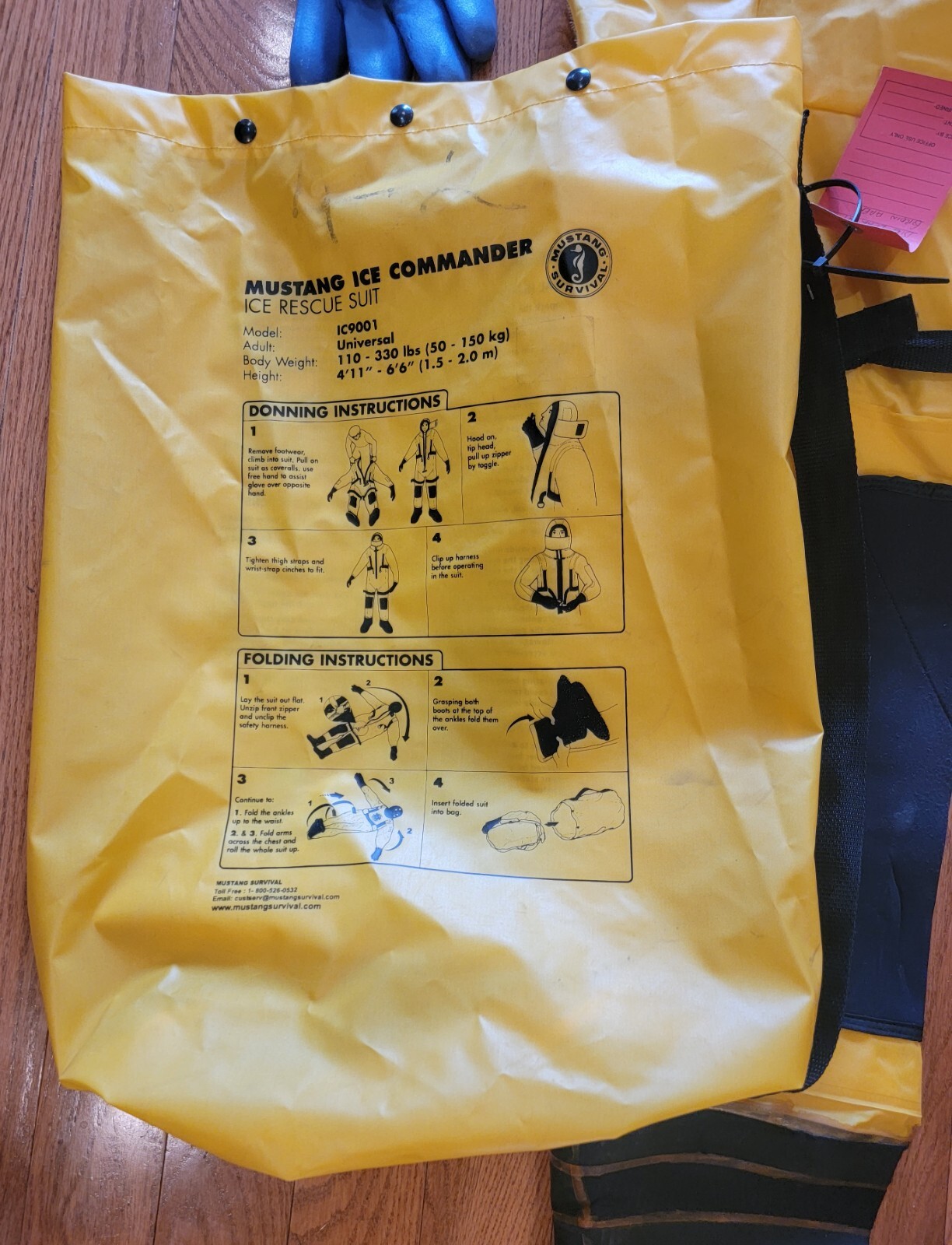 Mustang Ice Commander Survival IC9001-03 Immersion Rescue Suit Safety ...