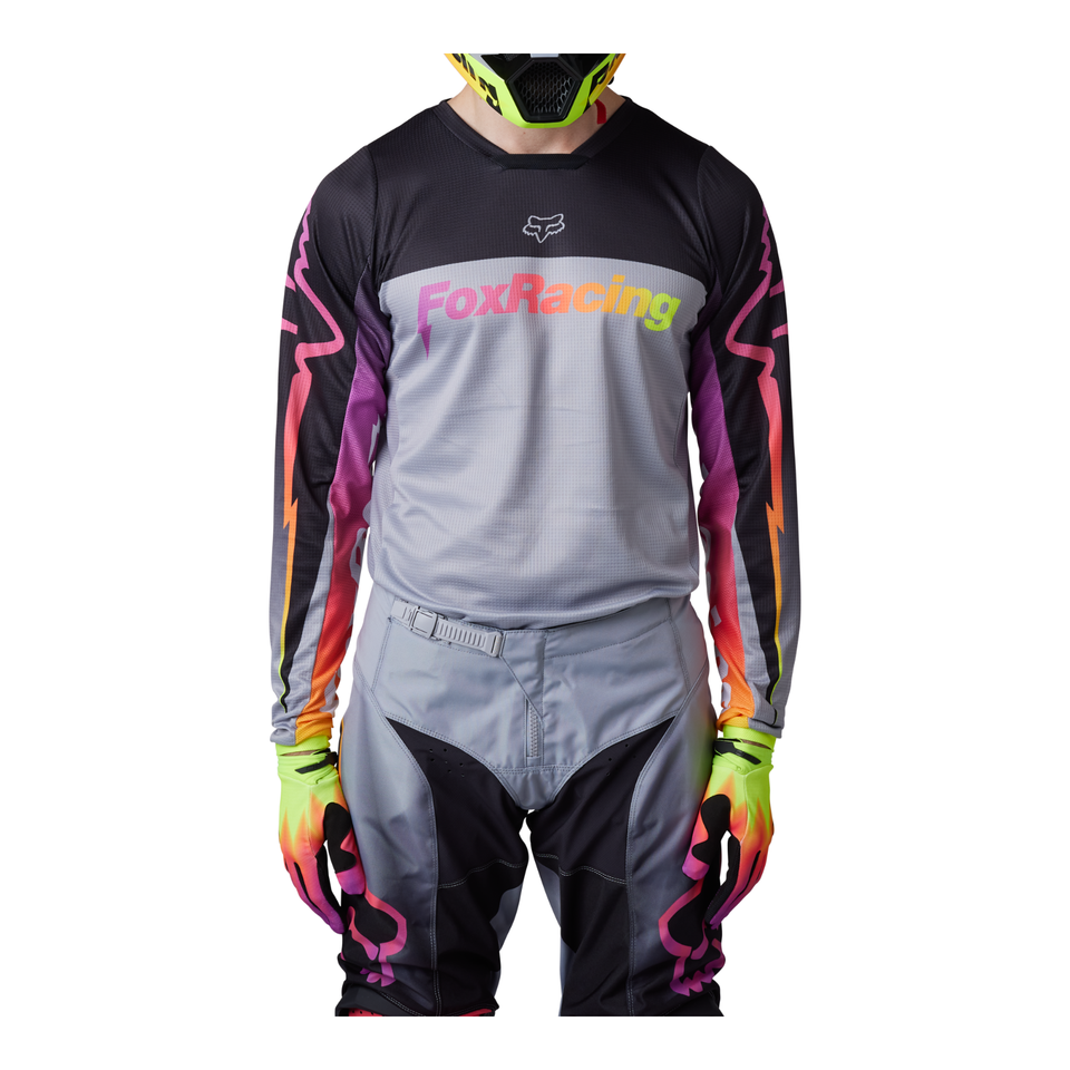 Fox Racing 180 Moto Gear Set Jersey Pant Combo Statk Steel Grey SM/30 ...