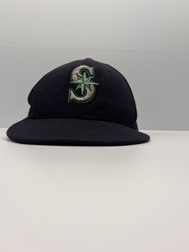 Seattle Mariners Baseball Cap New Era Fitted Hat 7 1/4 MLB embroidered ...