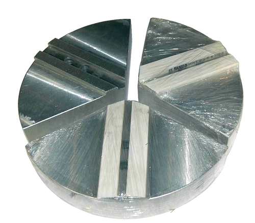 8"(D) x 2.0"(H) Full Grip Aluminum Pie Soft Jaws for Power Chucks 1 Set ...